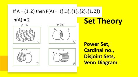 Pairwise Disjoint Venn Diagram Set Theory