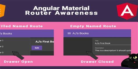 Angular Material Router Awareness Dev Community