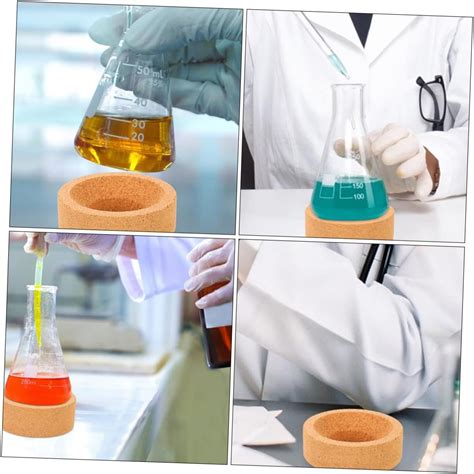 Flask Holder Lab Flask Cork Stand Lab Stand Flask Mat Ring Laboratory Flask Cork Base Flask Cork