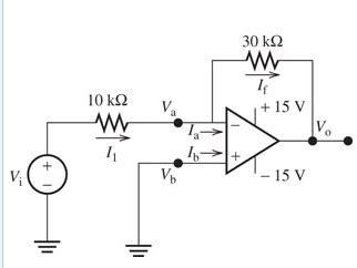 Solved The Output Voltage For The Input Voltage Vi V Chegg Com