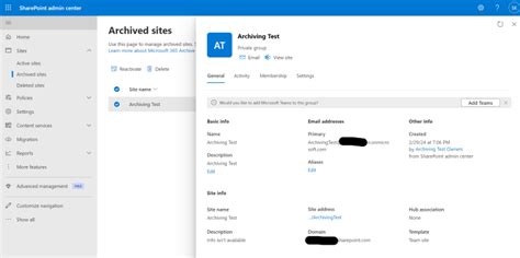 Microsoft 365 Archive Sharepoint Lightbulb Moments