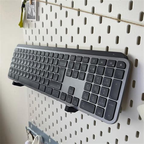 Ikea SkÅdis Pegboard Keyboard Holder Desk Organizer Computer Keyboard Storage Rack
