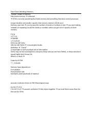 Session 10.docx - Short-Term Working Memory "Modal" model of Memory Short-term memory rehearsal ...