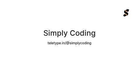 Simply Coding — Teletype