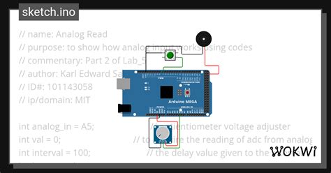 Lab5 Analog Read Wokwi Esp32 Stm32 Arduino Simulator