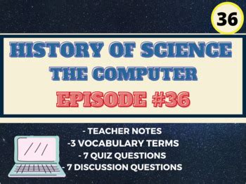 The Computer And Turing Crash Course History Of Science TPT