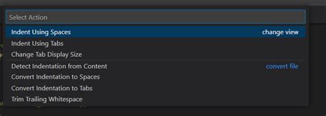 Indent Using Spaces Dissociates Tab Size From Spaces · Issue 167571