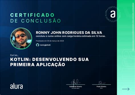 Ronny John Rodrigues Da Silva Curso Kotlin Desenvolvendo Sua