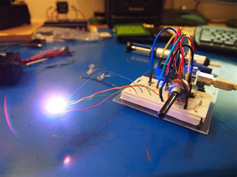 Legwinskij S Gadgets Arduino RGB Mixer With Single Potentiometer