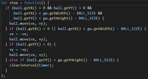 How To Keep The Ball Within The Wall Boundaries In Javascript Breakout Game Stack Overflow