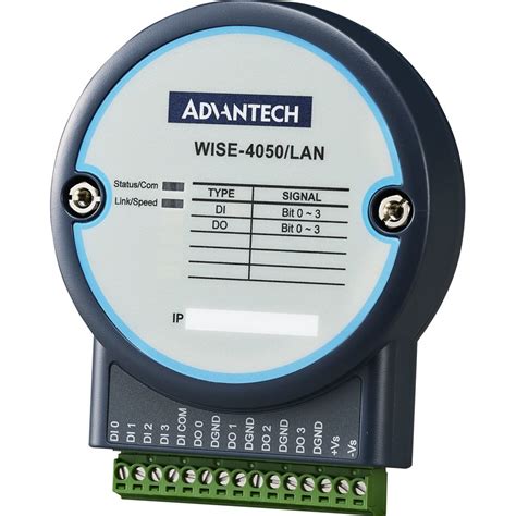 wise 4050 lan advantech modbus ethernet i o modul mit 4x di und 4x do