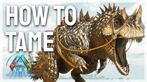 How To Tame The NEW Ceratosaurus + Abilities in ARK: Survival Ascended [ASA] - YouTube