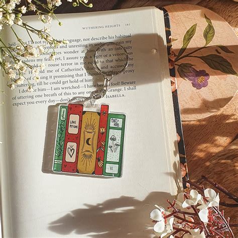 Book Stack Keyring Romantasy Designs