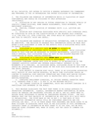 Classification Policy For Ship And Ssn Movements PDF