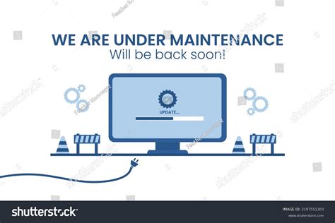 System Error Conceptvector Illustration Page Not Stock Vector Royalty