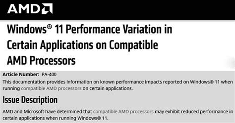 AMD Ryzen Performance Issues In Win 11 Being Worked On CPU News HEXUS Net