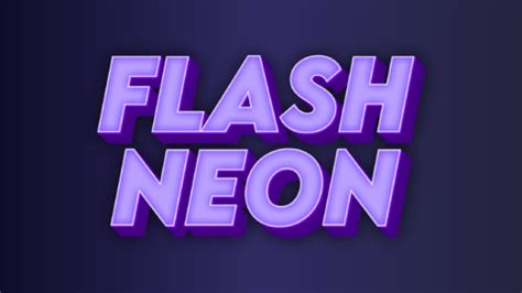 Purple Neon Text Style Effect Font Generator