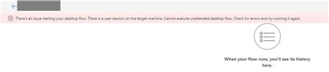 Power Automate Desktop Error User Session On Target Machine Imenos