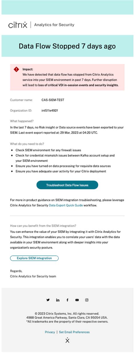 Troubleshooting Data Exports Citrix Analytics For Security