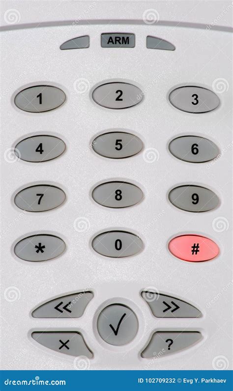 The Security System Panel Stock Photo Image Of Access 102709232