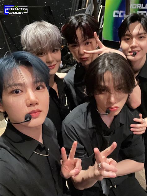 230713 Mnet M Countdown Twitter Update With Treasure T5 Pre Show Photo R Ygtreasure