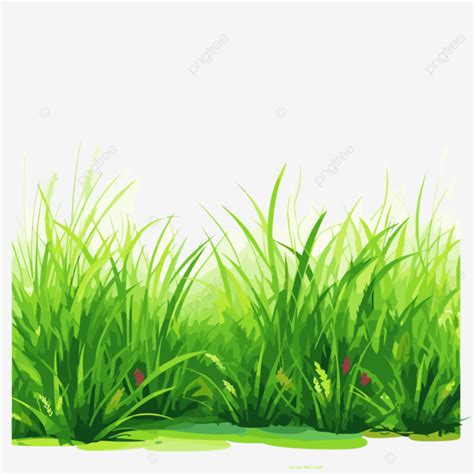 Grass Background Vector Sticker Clipart An Illustration Of Green Grass