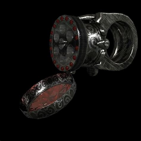 Ring Pistol Rigged 3d Model 7 Max Unknown Obj Free3d