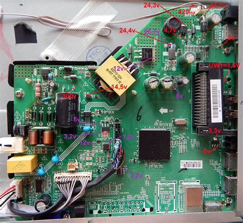 DEXP H32D7000M. Ремонт, схема, сервис
