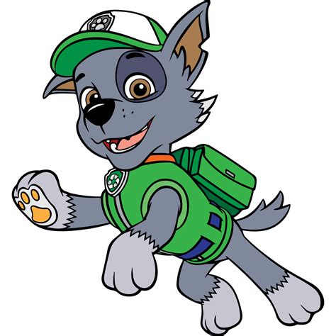 Rocky Paw Patrol Svg Paw Patrol Clipart Cartoon Paw Svg Dog Inspire