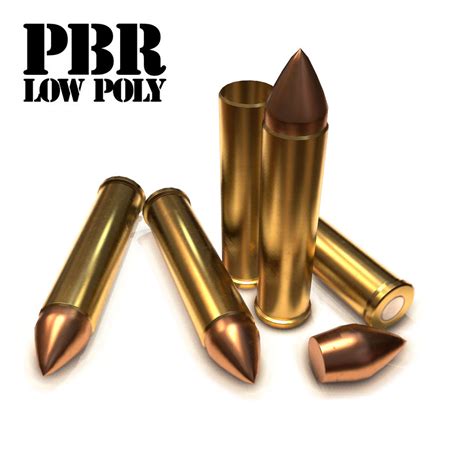 Патрон Пуля 8 3D Модель $7 - .blend .unknown .obj .fbx - Free3D