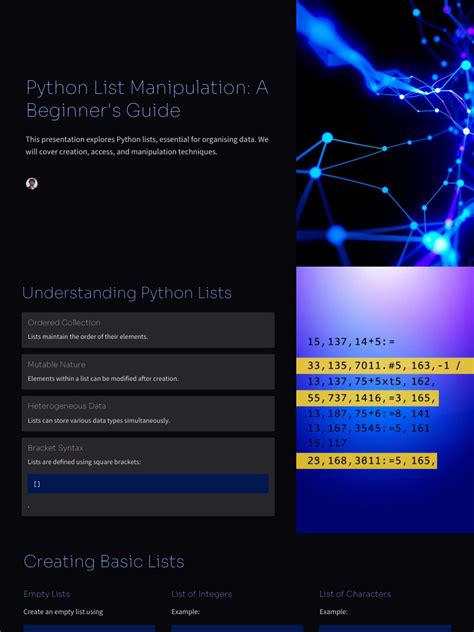 Python List Manipulation A Beginners Guide Pdf String Computer Science Computing