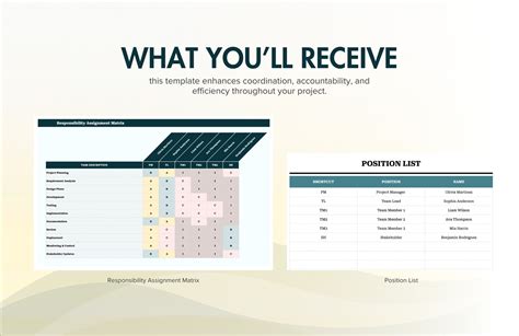 Responsibility Assignment Matrix Template