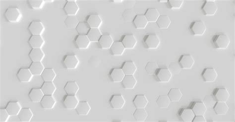 Premium Photo Geometric Hexagons White Color Luxury Abstract