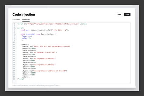 How To Use Code Injection In Ghost