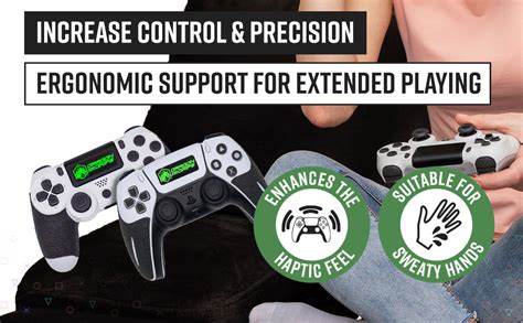 Ps4 Controller Grip 24 Pcs Black Textured Non Slip Rubber