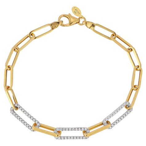 Italian 14k Yellow Gold Polished Open Oval Link Hollow Design Bracelet