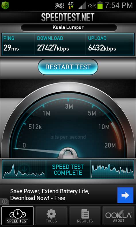 Maxis G LTE SpeedTest Part