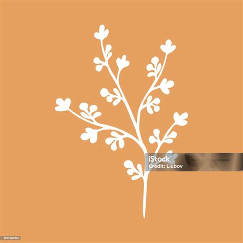 낙서 그림 나뭇잎 식물 디자인 요소 잉크로 손으로 그린 캐주얼한 스케치 흰색 배경에 분리된 벡터 그림입니다 0명에 대한 스톡 벡터 아트 및 기타 이미지 Istock