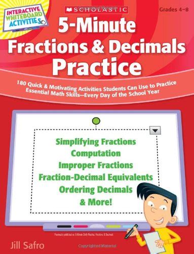 Amazon Minute Fractions Decimals Practice Quick Motivating Activities Students