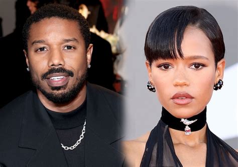 Michael B Jordan Dating Black Woman Actress Taylor Russell