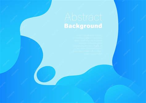 premium vector abstract fluid gradient background blue gradient color