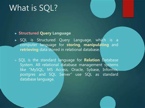 Sql Pptx