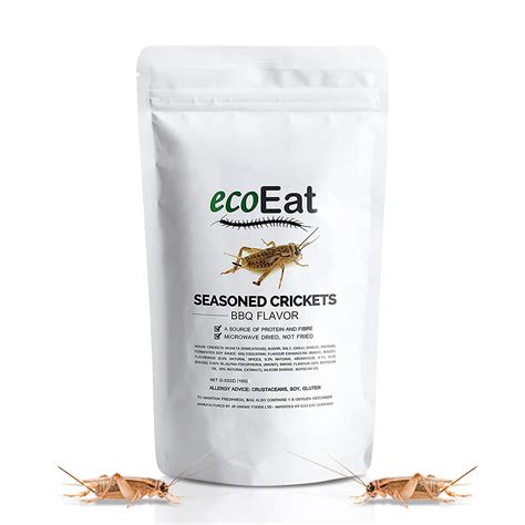 Ecoeat Edible Insects Seasoned Crickets To Eat Edible