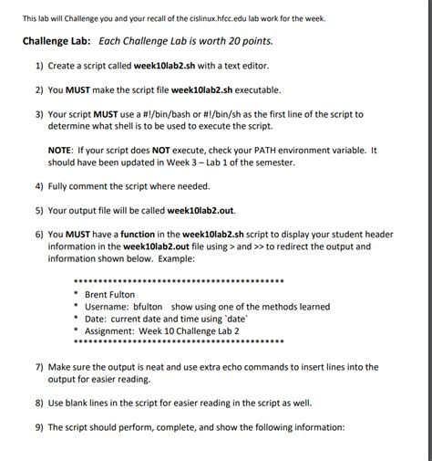 Solved This Lab Will Challenge You And Your Recall Of The Chegg Com