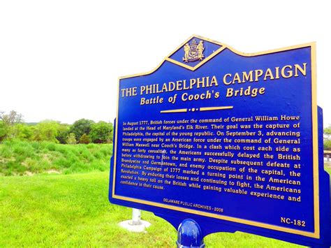 Battle Of Coochs Bridge • American Revolutionary War