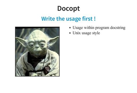 Docopt Ppt