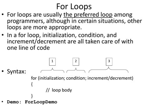 do while loops