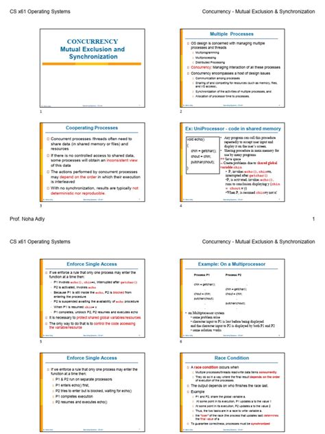l05 06 concurrency mutual exclusion pdf