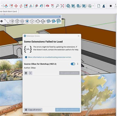 Sketchup Crashes Frequently And When Uninstalling Dibac Issue SketchUp SketchUp Community