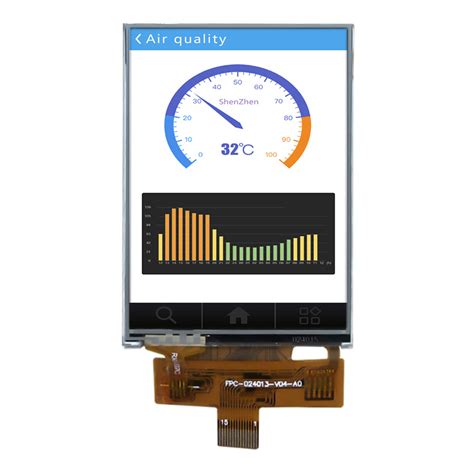2 4inch Tft Lcd Screen Ili9341v Driver Ic 15 Pin White Led Resistive Touch Screen Display Module